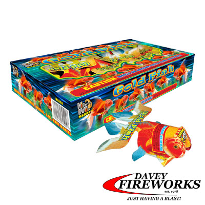 Gold Fish from Fire Hawk - Davey Fireworks