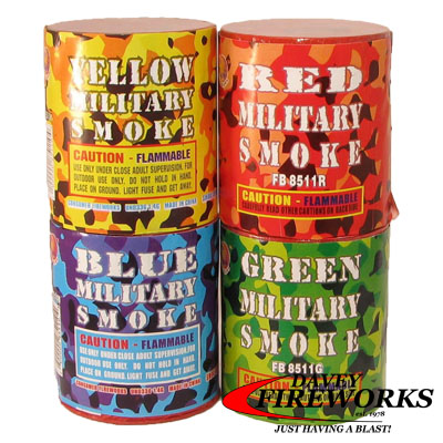 Military Can Smoke from Fire Hawk - Davey Fireworks