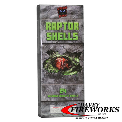 Raptor Shells from Screamin Demon - Davey Fireworks